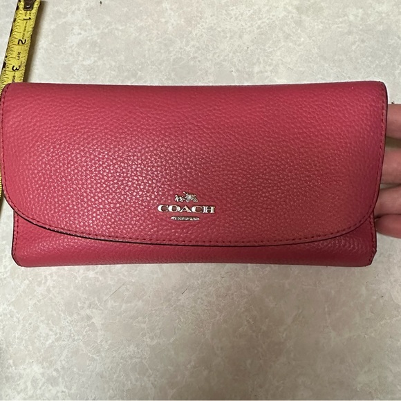 Coach | Bags | Coach Wallet Hot Pink Trifold | Poshmark